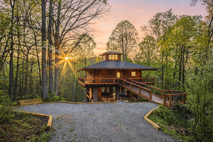 Maison Dans Les Arbres-salle De Bain Privée-vue Su - United States