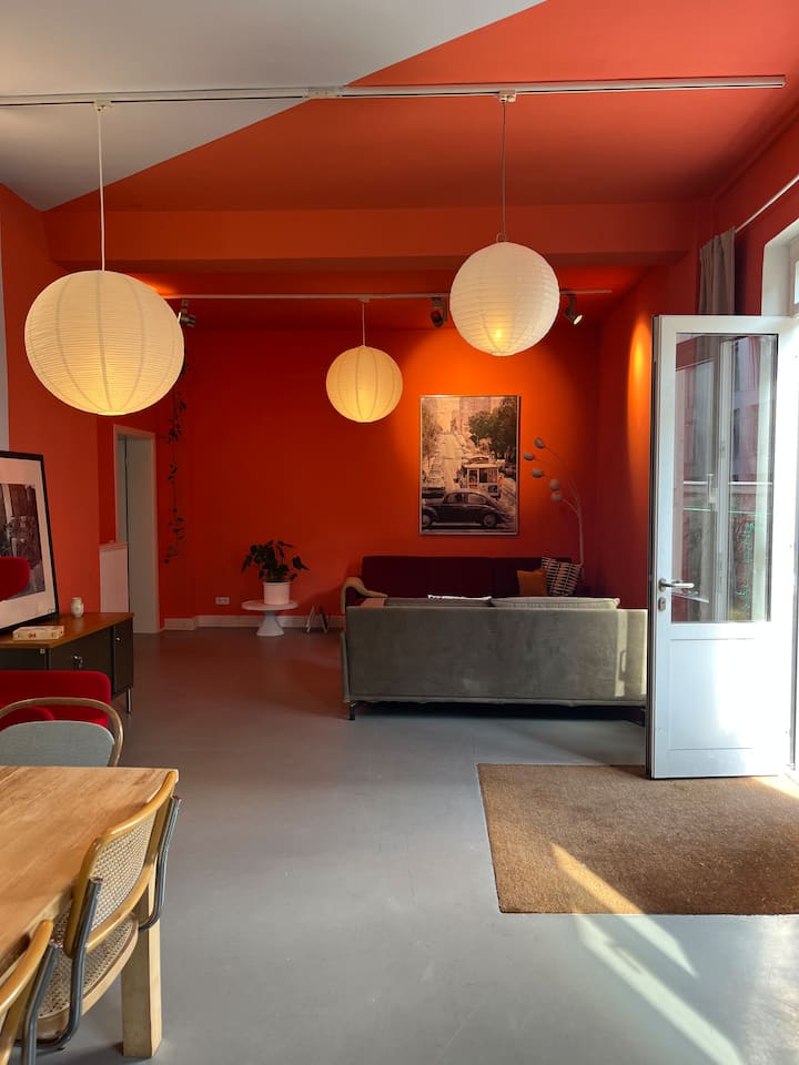 The Green Chair Hoheluft - 140qm Loft For 6-8 - Hamburg