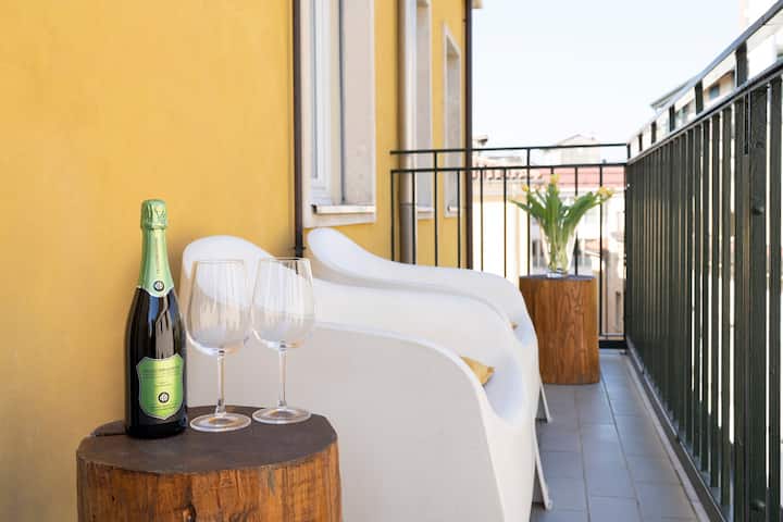 Yellow-terrace - Centro Storico Pedonale - Padua