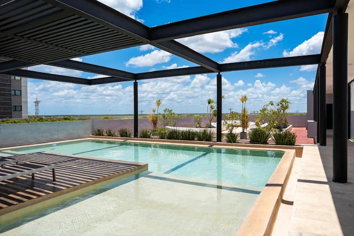 Modern Oasis En Zona Norte Mérida | Rooftop & Gym - Mérida