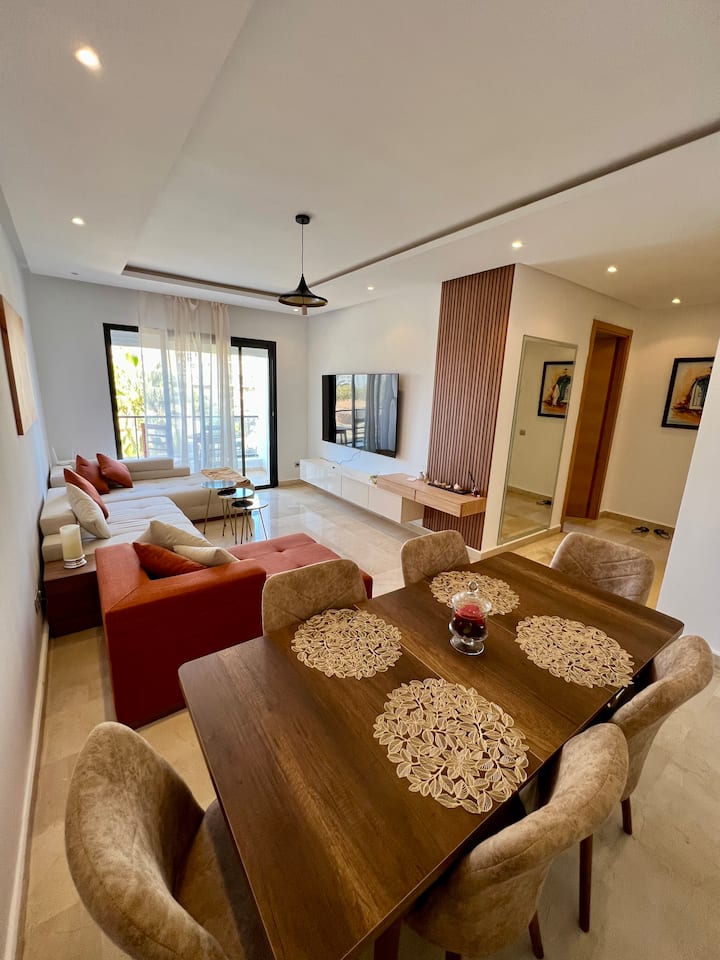 Pearl Rabat Stay – Pool Apartment, 75” Tv - Rabat