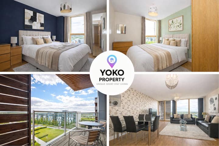 3-bedroom Flat • Beautiful Views • Free Parking - Milton Keynes