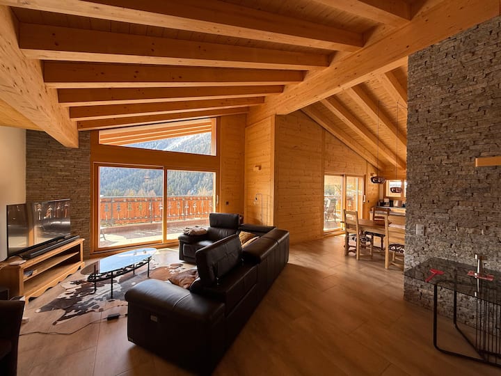 Bergsicht | 8 Pers. | Sauna |Whirlpool | Gym | Ps5 - Ovronnaz