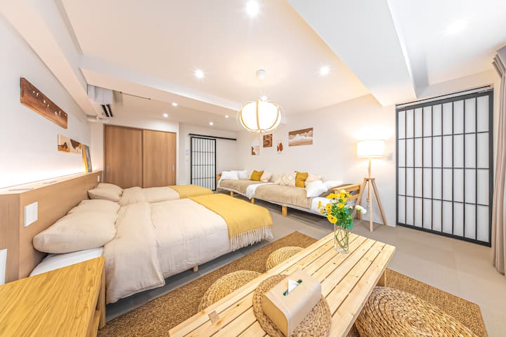 青山一丁目駅徒歩1分｜最大9名｜渋谷・六本木すぐの広々62㎡｜無料wifi｜スマートロック|最大9名 - Roppongi