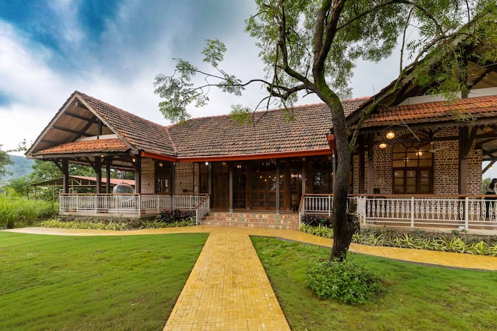 Luxury Orchard Villa By The River | Private Pool - Karjat