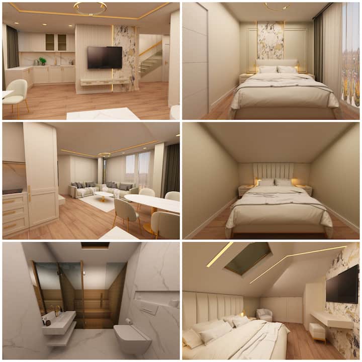 Karian Astra Residence –3br Apt With Sauna| Center - Lake Ohrid