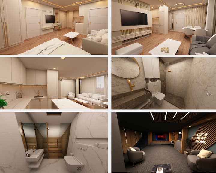 Karian Luxury House – Cinema & Sauna | City Center - Lake Ohrid