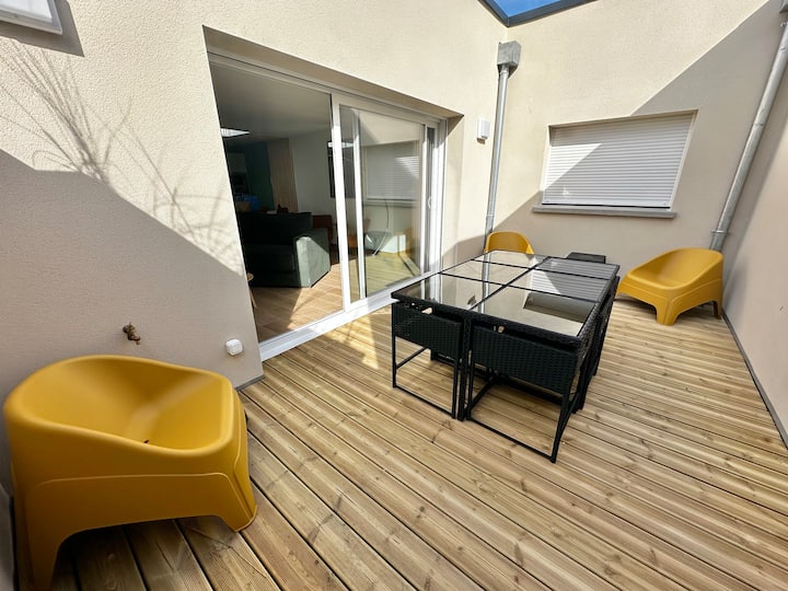 Fox - Charmant Appartement 6 Pers Avec Patio - Merlimont Plage
