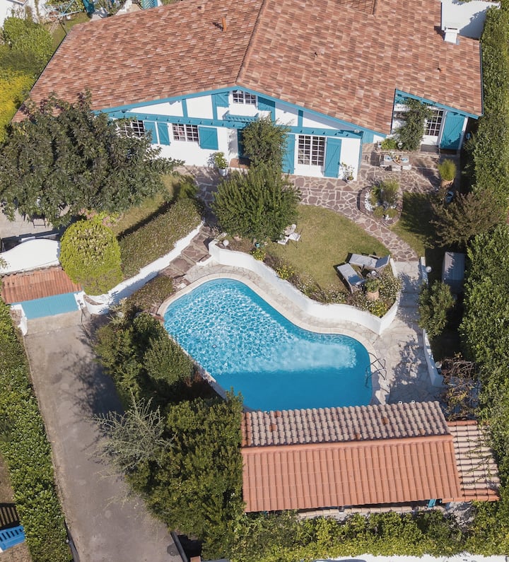 Villa Basque Rénovée Avec Piscine, Anglet - Anglet