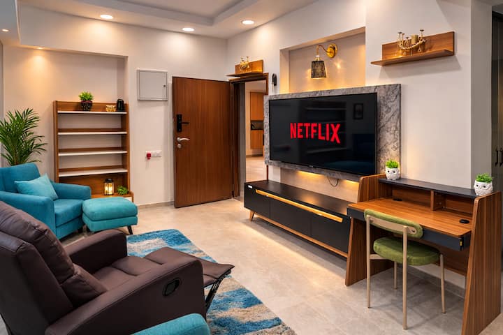 Premium 3bhk Serviced Apartment - Ahmedabad