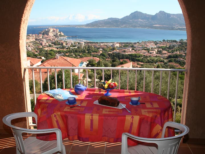 Calvi T3 2, Calme, Familial, Vue Mer, Charme Corse - Calvi