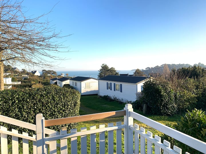 Mobil Home N°23 (4 Pers) Vue Mer Camping Port Mer - Cancale