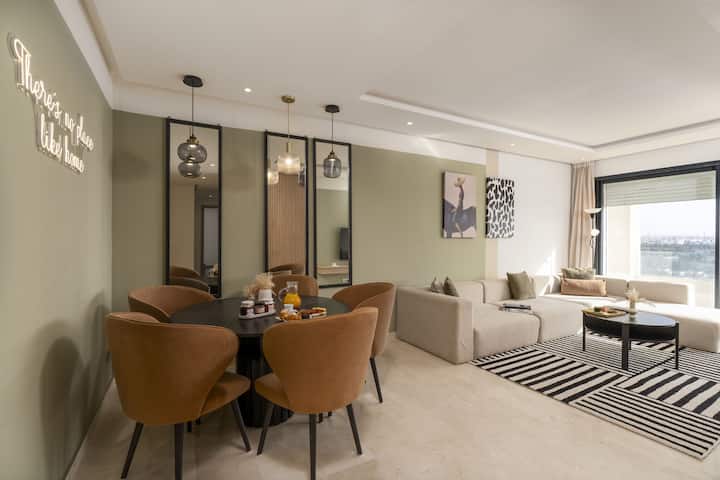 Bright & Spacious 3br Apartment In Hay Riad - Rabat