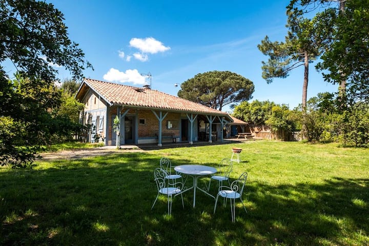 Maison Landaise Avec Jardin Proche Du Lac - Landes