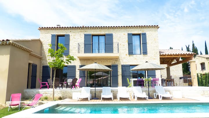 La Bastide Du Ventoux 4*-10 Pers-piscine-pétanque - Vaison-la-Romaine