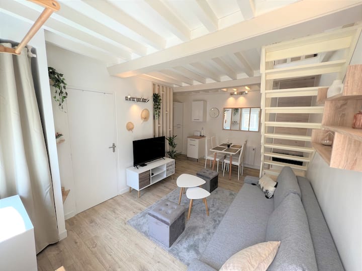 Charmant Duplex à Ouistreham Proche Mer Et Centre - Lion-sur-Mer