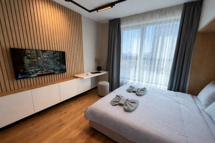 Portofino Cozy Studio Near Metro Working Desk Wifi - Sofia