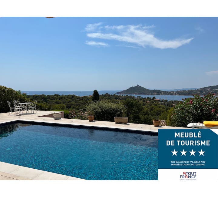 Villa Vue Sur Mer Agay Classée 4 éToiles - Saint-Raphaël