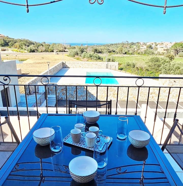 Casa Di Famiglia - Vue Mer Et Piscine Chauffée - Belgodère