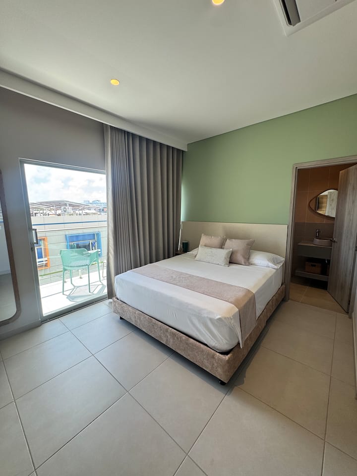 Habitación Doble Con Balcon Cerca A La Playa (404) - San Andrés