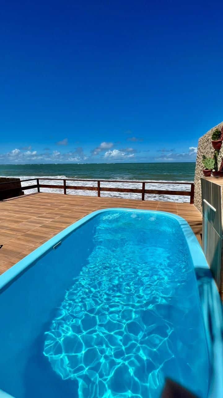 Casa A Beira Mar Com A Melhor Vista De Praia. - Maceió