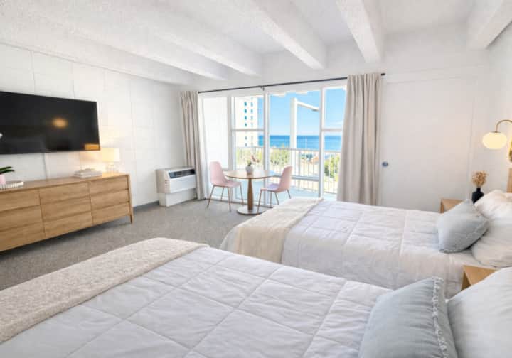 The Twin Suite: Beach Views, Balcony, On Atlantic - Virginia Beach, VA
