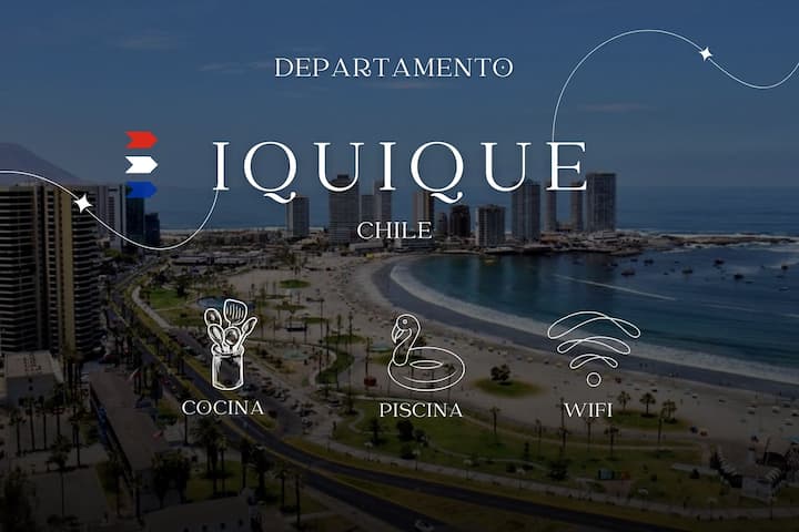 Cozy Apt Near Sea+pool+kitchen+parking+bbq@iquique - Iquique