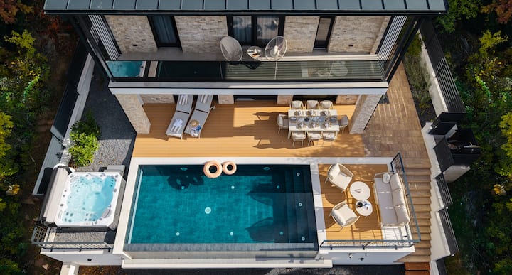 5star: Villa Slowave: Balaton, Pool, Jacuzzi, 4bd - Balatonalmádi