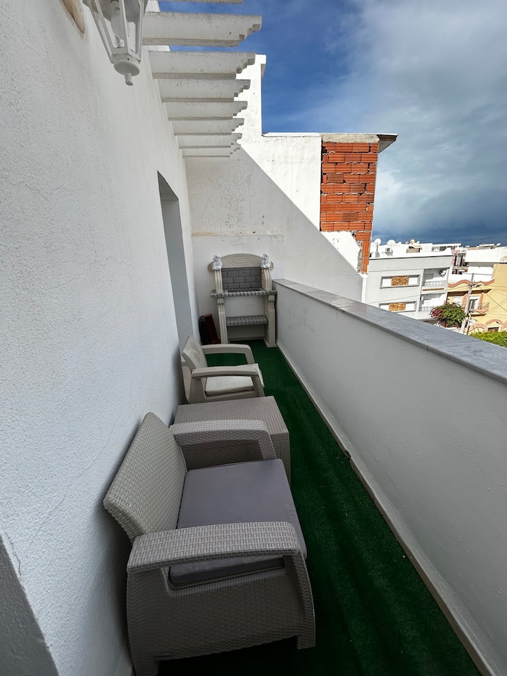 Appartement Cosy Avec Terrasse, Bbc Et Vue Dégagée - Sousse