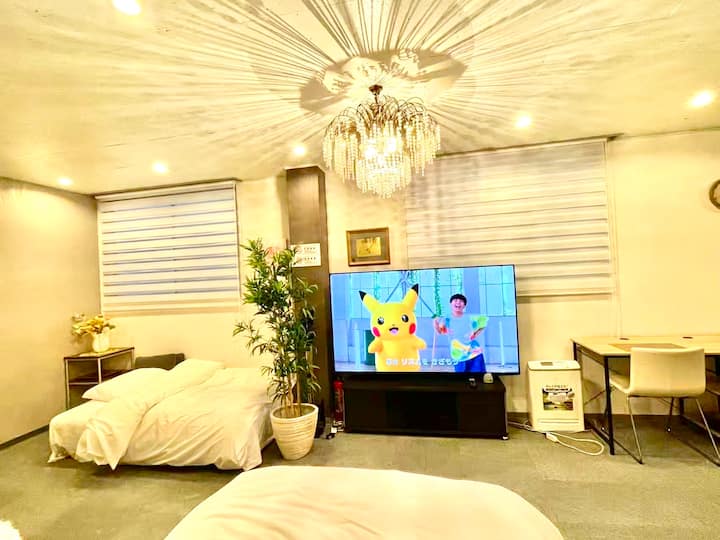 駅徒歩8分/最大5名/ディズニー、空港直通/東京駅.秋葉原17分/車椅子可/無料wi-fi/70平米 - Tokyo