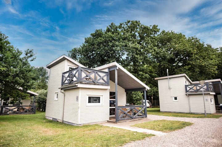Komforthytte M/2 Soverum Og Spabad - Rummeligt Hus - Ribe