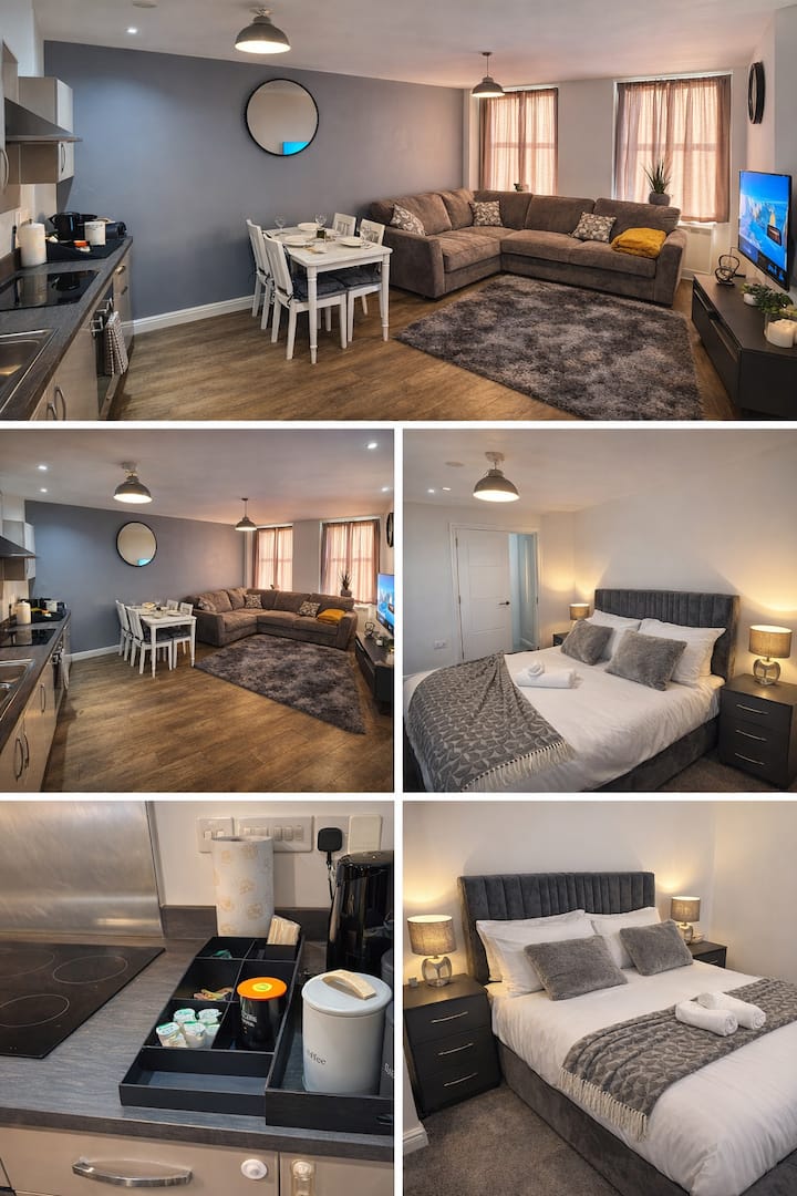 Luxury 2-bed Apt | Free Parking | Rugby Station - Rugby