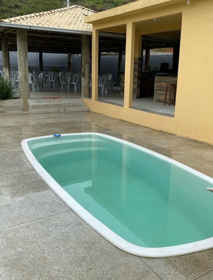 Paraíso Verde: Piscina, Churrasco E Tranquilidade. - Volta Redonda