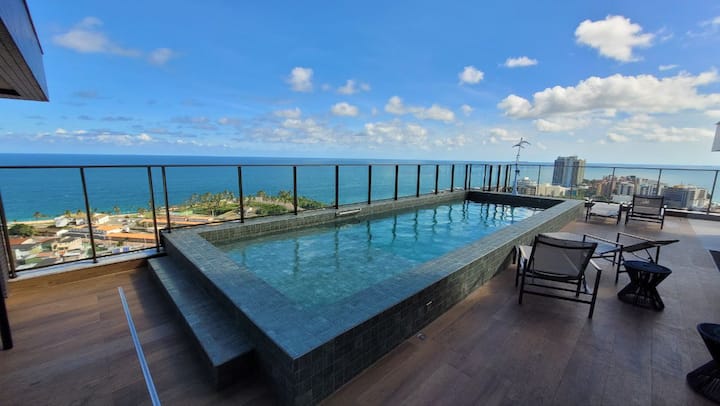 Studio Moderno Vista Mar No Rio Vermelho - Rio Vermelho