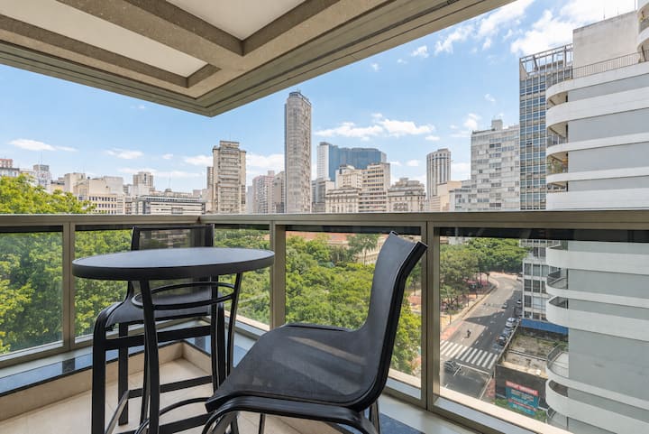 Vista Panorâmica + Rooftop Pool | Centro Sp - Brazil