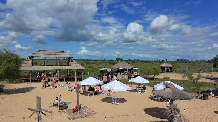 Cabañas Ecologicas Y Playa En Islas Del Paraná - Rosario
