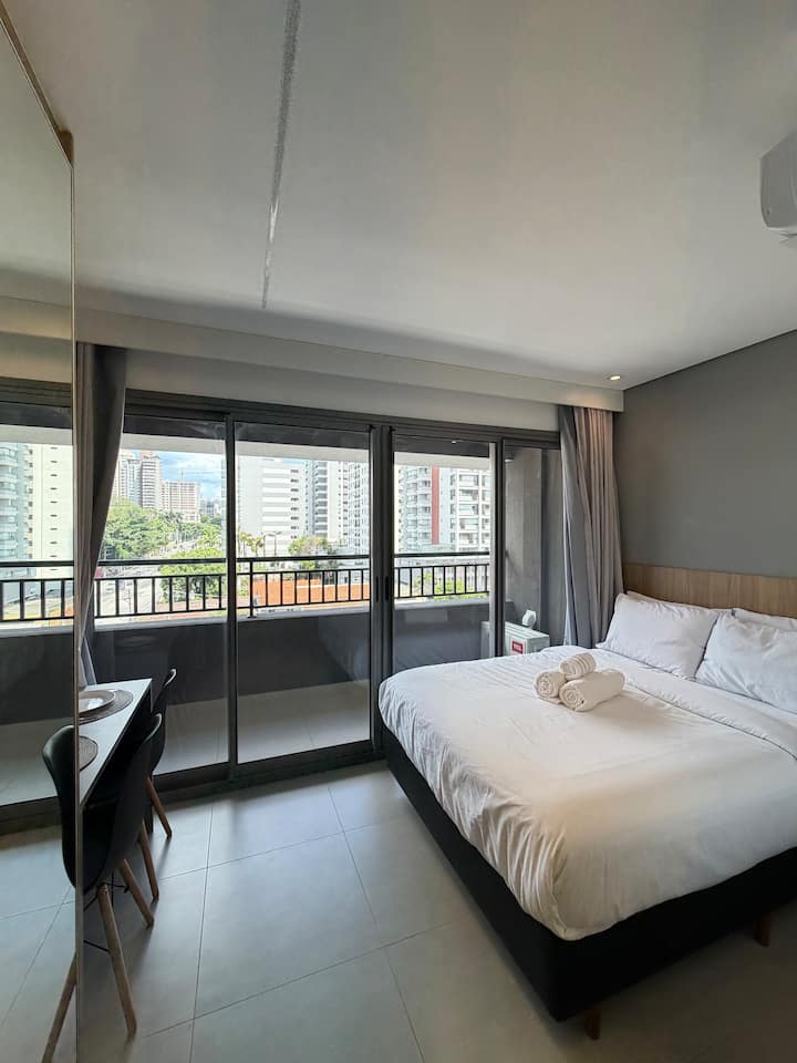 Studio Prox Consulado Americano E Metro Brooklin - Brazil