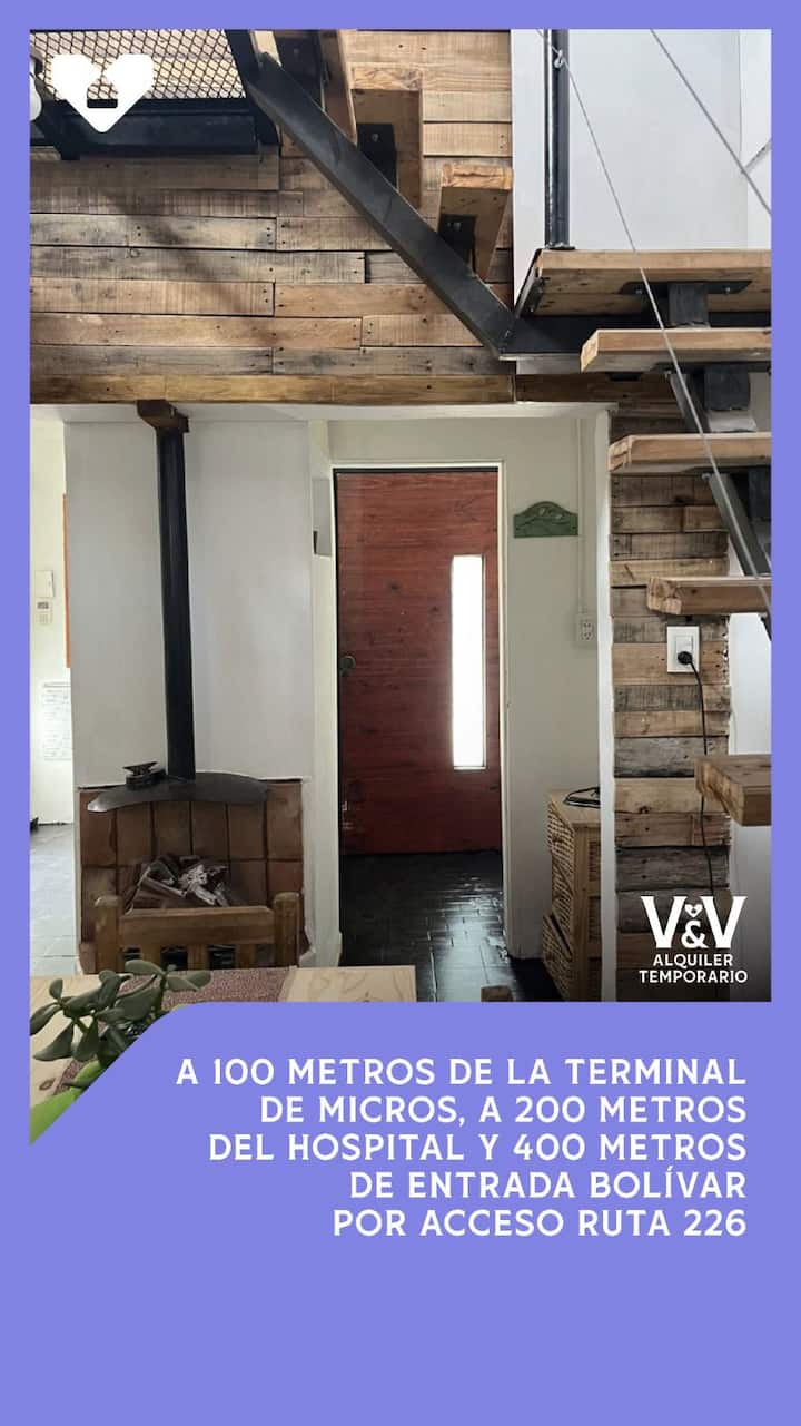 Depto-loft En Alquiler Temporal En
 Bolívar - San Carlos de Bolivar