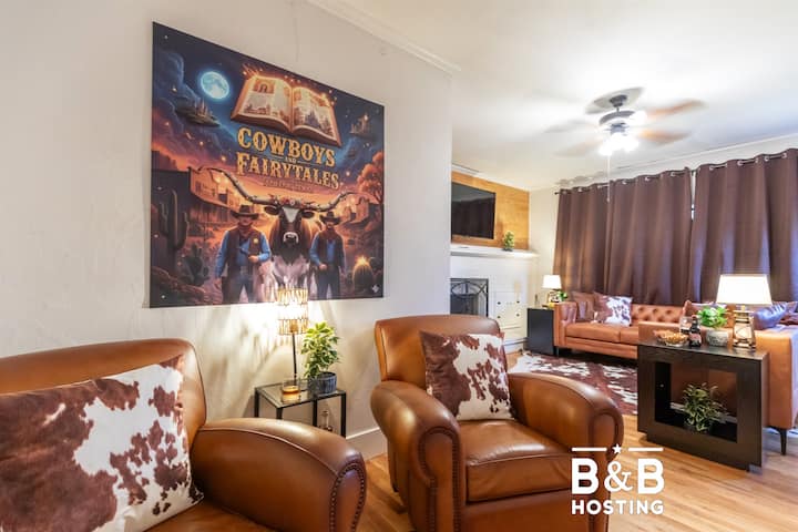 Cowboys And Fairytales — 3 Bed | 2-bath | Games! - Abilene, TX