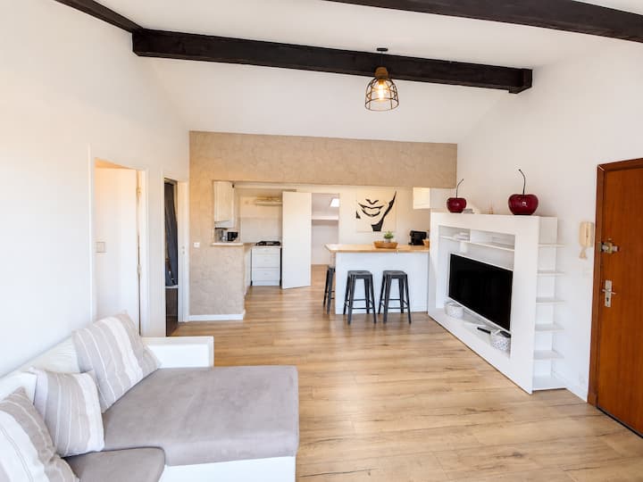 T3 2 Chambres Clim Terrasse Parking – 6 Pers - Fréjus