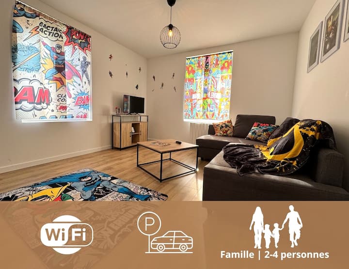 Le Cartoon – Appartement Familial & Ludique - Mulhouse