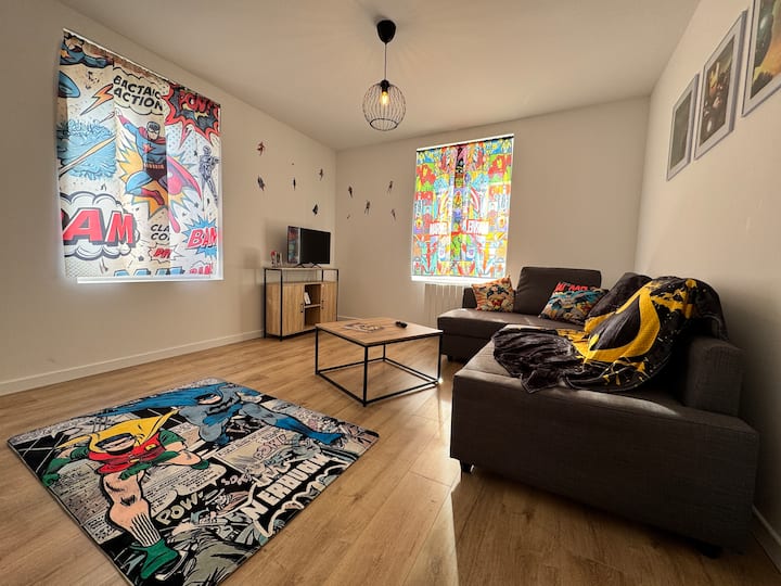 Le Cartoon – Appartement Familial & Ludique - Mulhouse