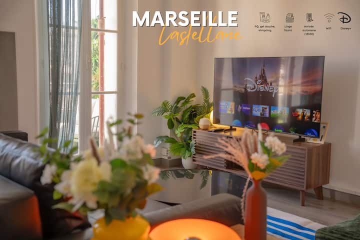 Marseille Centre/4p/wifi/terrasse - Parc Borély - Marseille