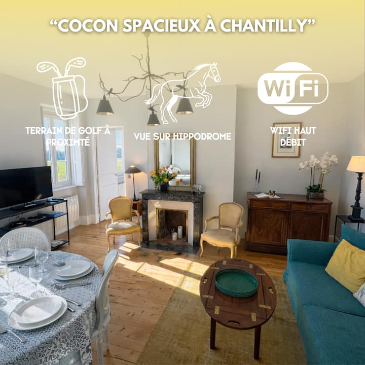 Vue Hippodrome Chantilly - Chantilly