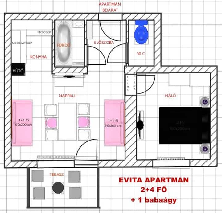 Evita Apartman Nyári Szezon - Hajdúszoboszló