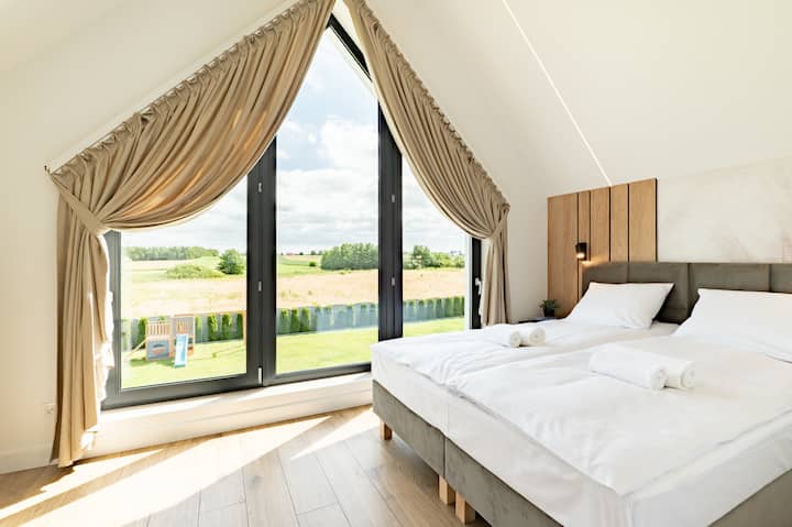 Klimat Tu | Stylowy | Widok Na Pola | 500 M Plaża - Sarbinowo