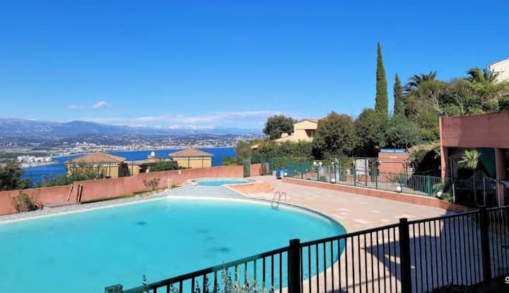 Appartement Vue Mer Avec Piscine Au Calme - Théoule-sur-Mer