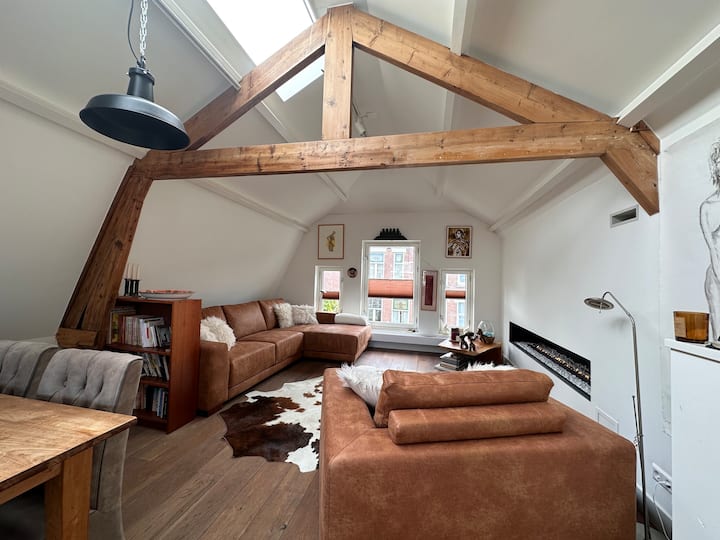 Sunny Apartment With Rooftop Terrace | City Center - Schiedam