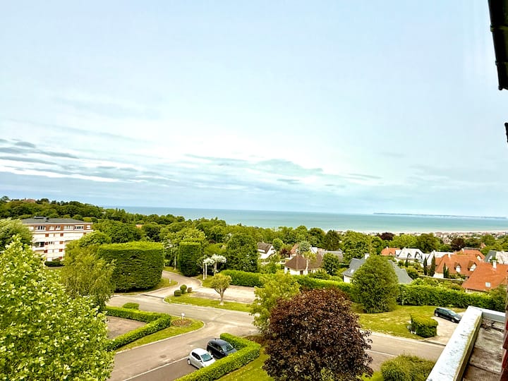 Charmant T2 Avec Vue Mer Dans Un Cadre Arboré - Villers-sur-Mer