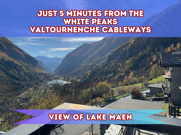 Près Des Remontées Mécaniques Avec Vue Sur Le Lac - Champoluc